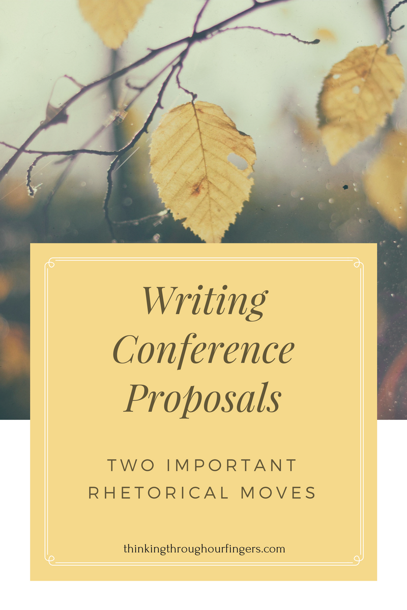 Writing Conference Proposals | Thinking Through Our Fingers